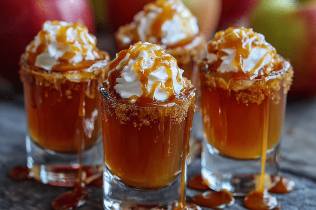 Caramel Apple Fireball Shots Recipe – Sweet & Spicy