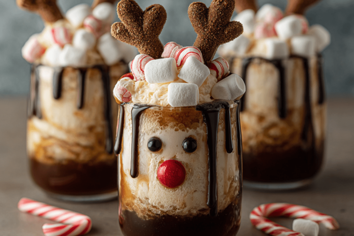 Reindeer Root Beer Floats – 6-Star Festive Delight