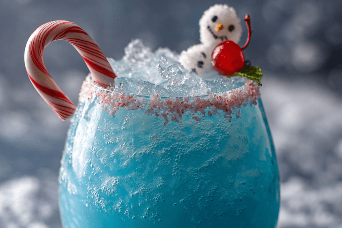 Magical Frosty Snowman Cocktail for the Holidays